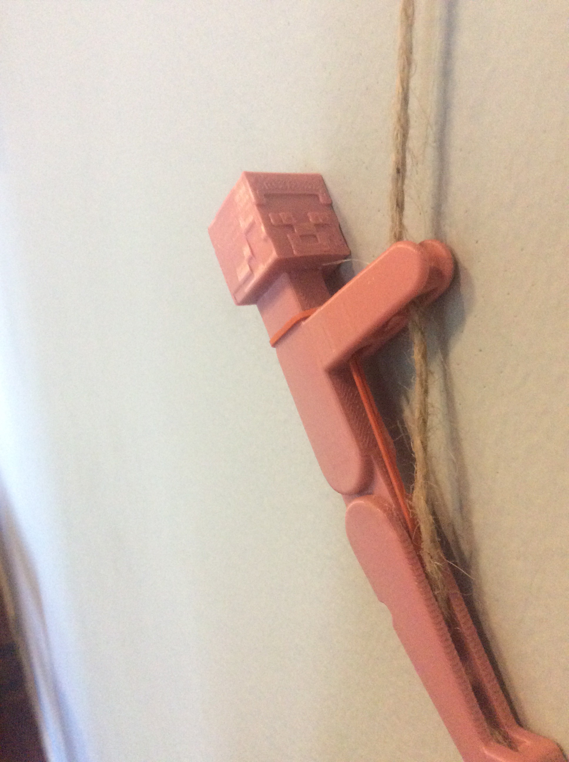 Print In Place Minecraft Steve Climbing Toy by AJ | Download free STL ...
