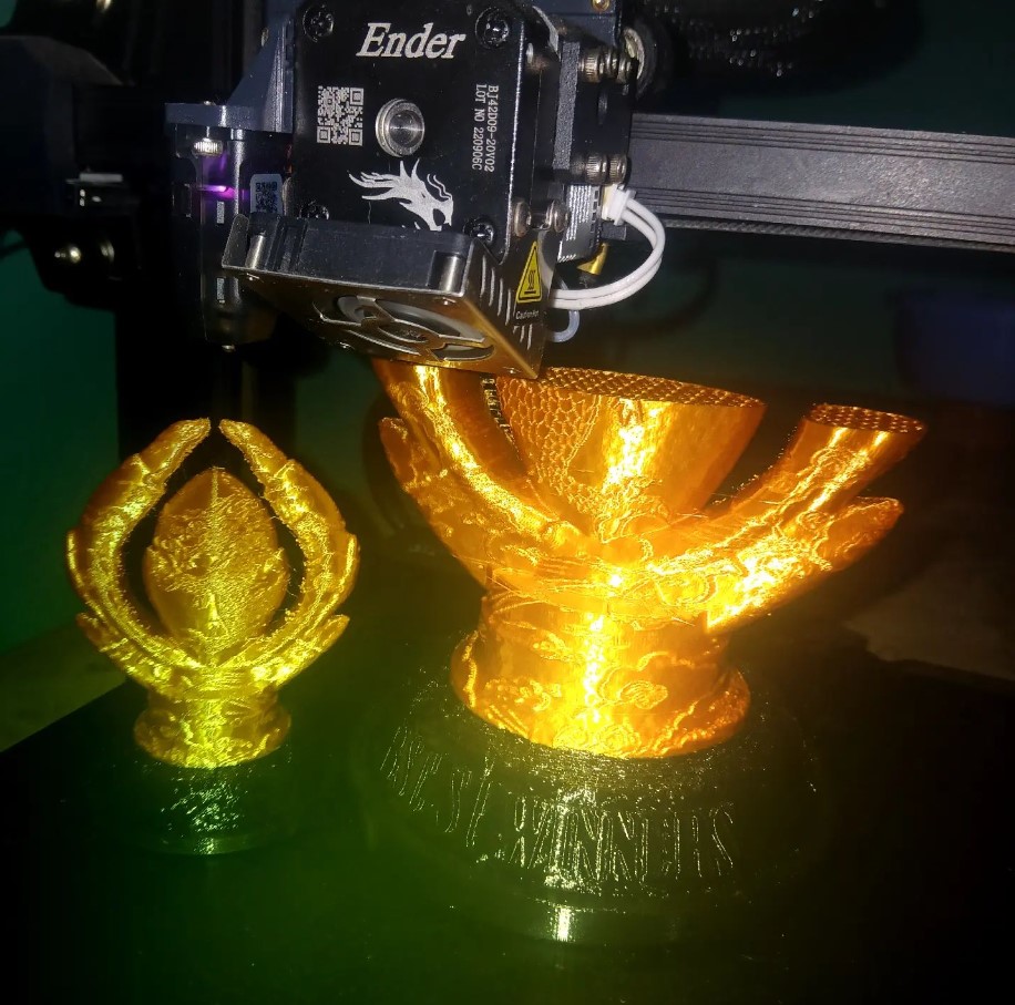 Dragon Cup (No Text Version) by Druk CG | Download free STL model ...