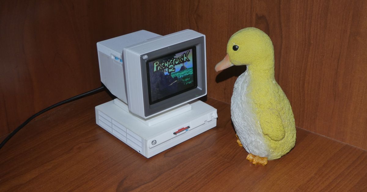 IBM PS/2 Color Display 8512 - TFT 2.8 inch + ESP32 mod par Tol ...