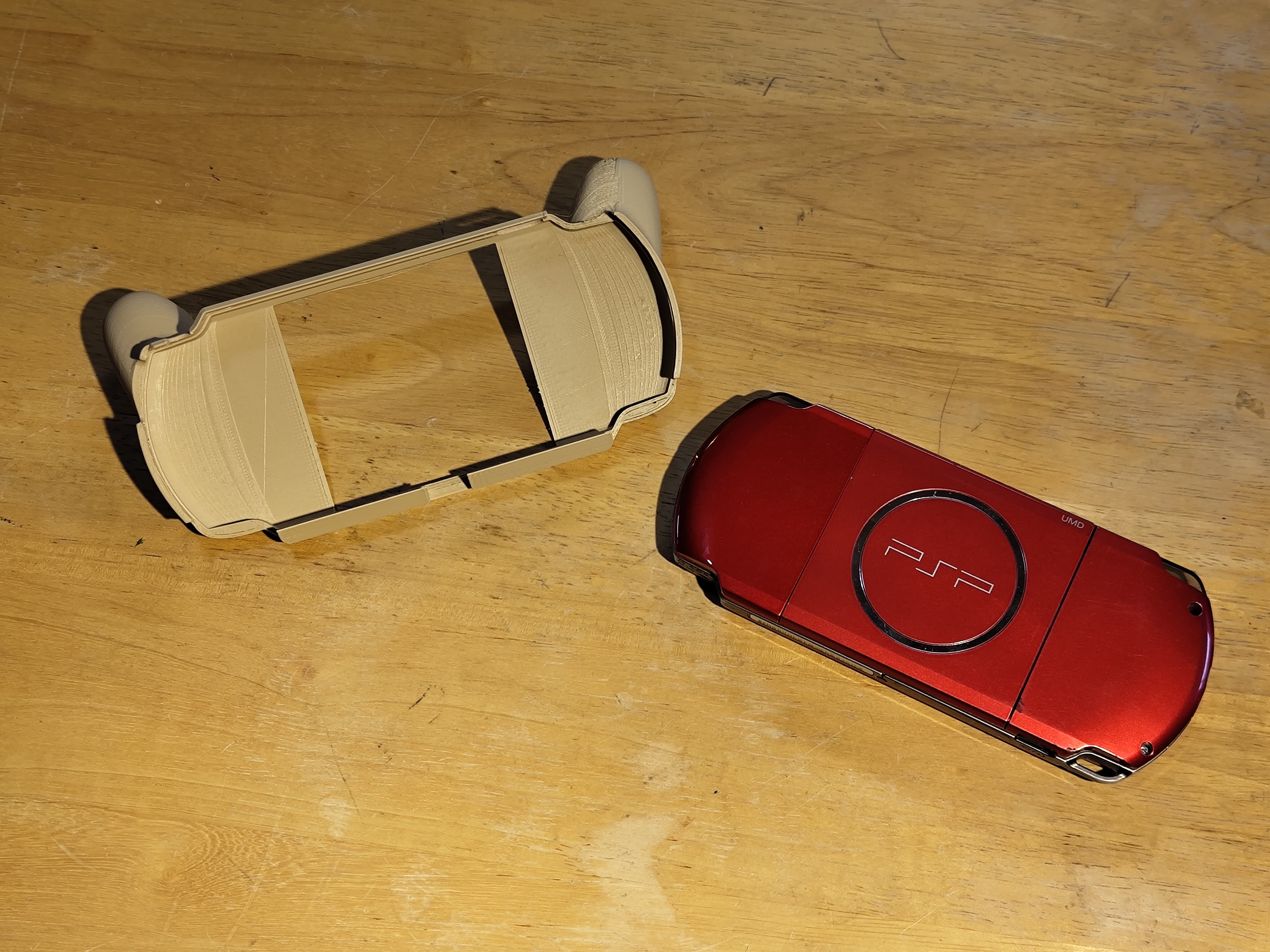 PSP 3000 Handle by Daniel Bajo Collados | Download free STL model ...