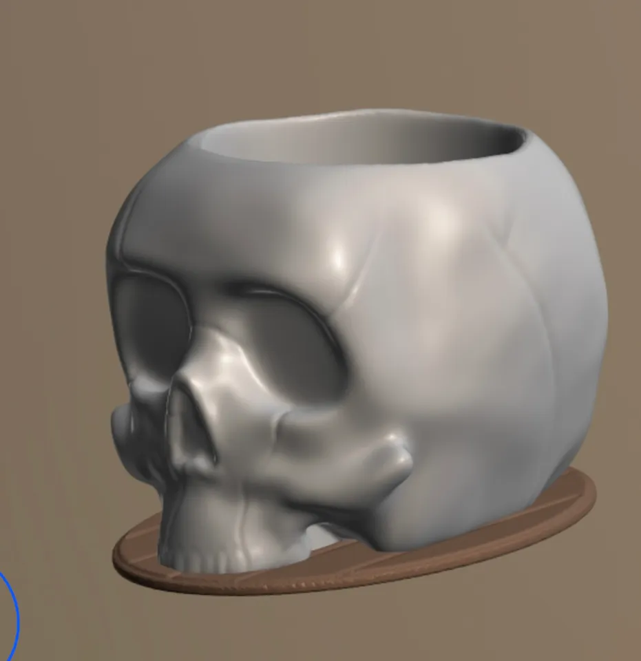 Skull Cup / Bowl by BlubberDylan | Download free STL model | Printables.com