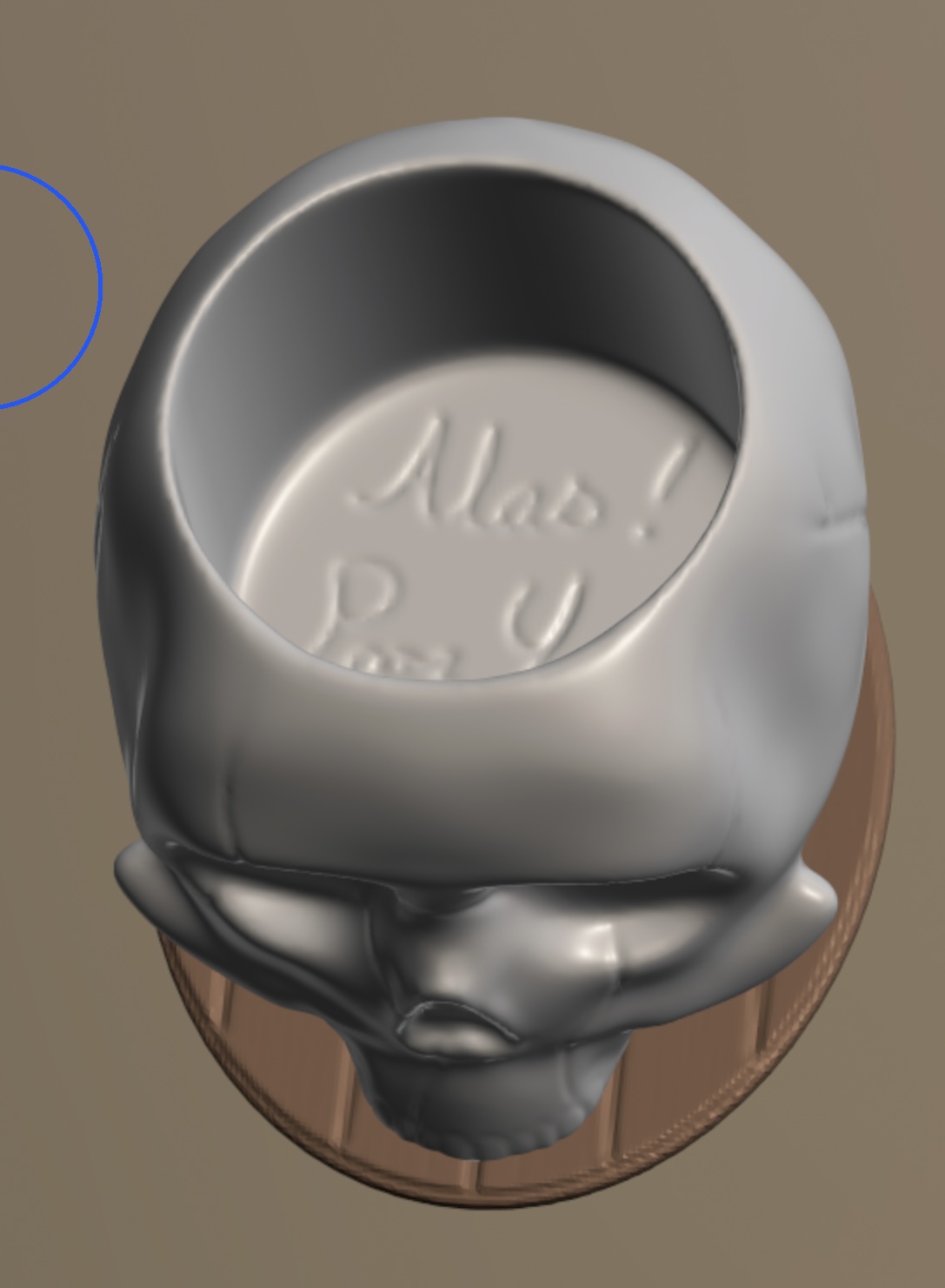 Skull Cup / Bowl by BlubberDylan | Download free STL model | Printables.com