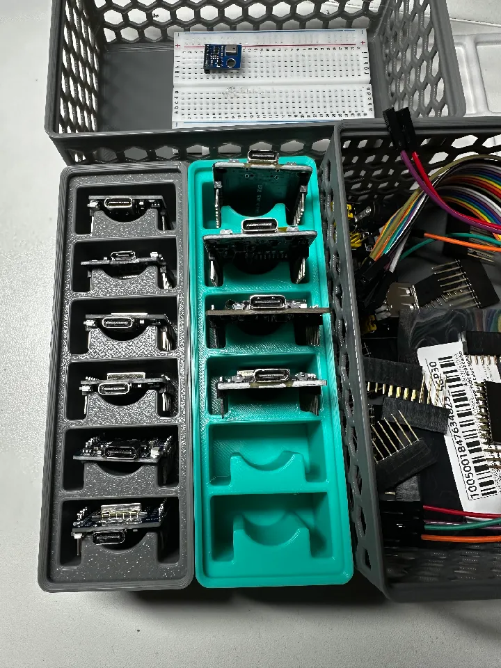 Gridfinity Dev board bin ESP32 ESP8266 NodeMCU by czaq | Download free STL model | Printables.com