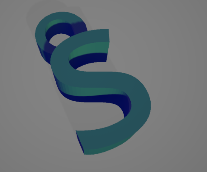 S Keychain by unitMeasure | Download free STL model | Printables.com