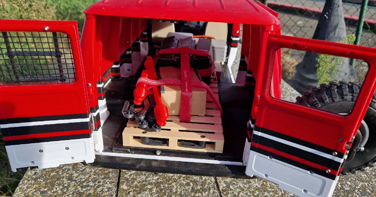 3DSets Max Van cargo module - spare parts palette by Si1verEag1e ...