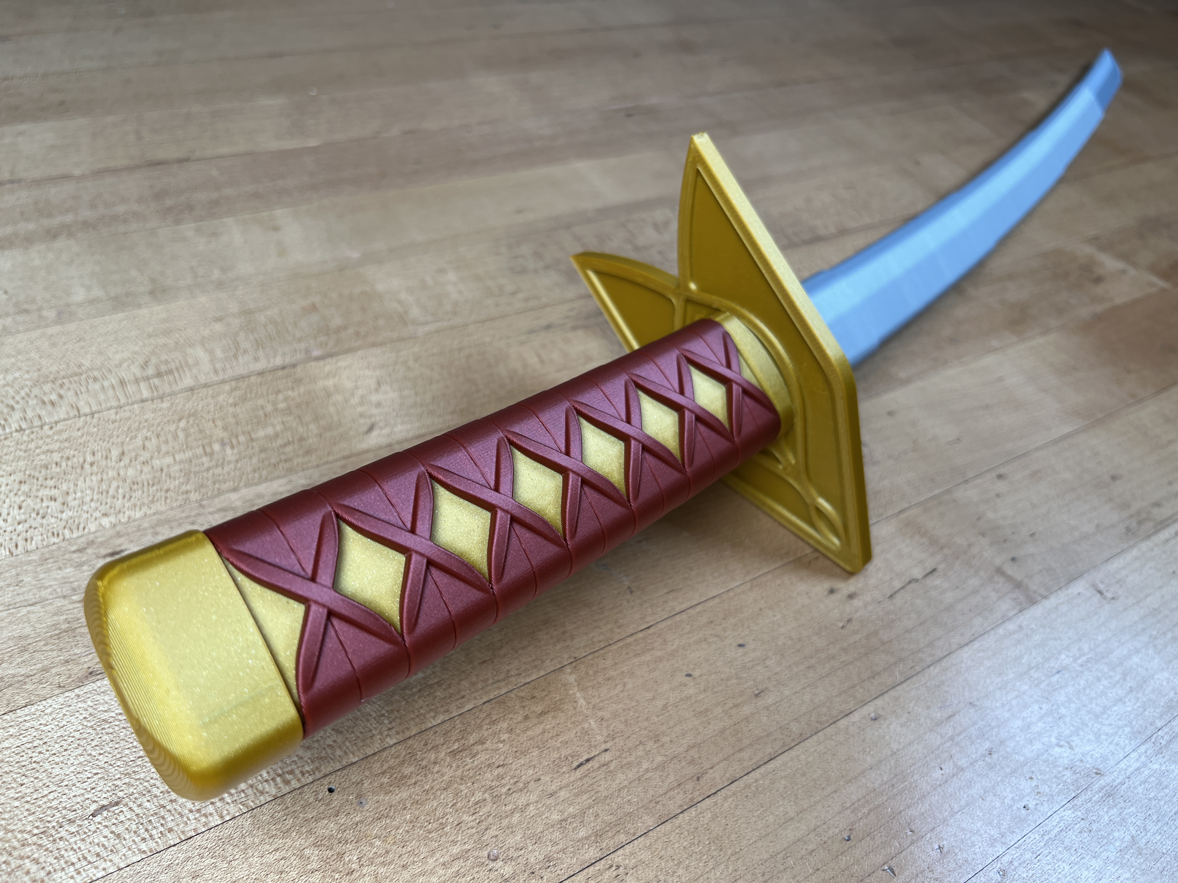 Multi-Part Collapsing Sword by 3D Printing World | Printables Store