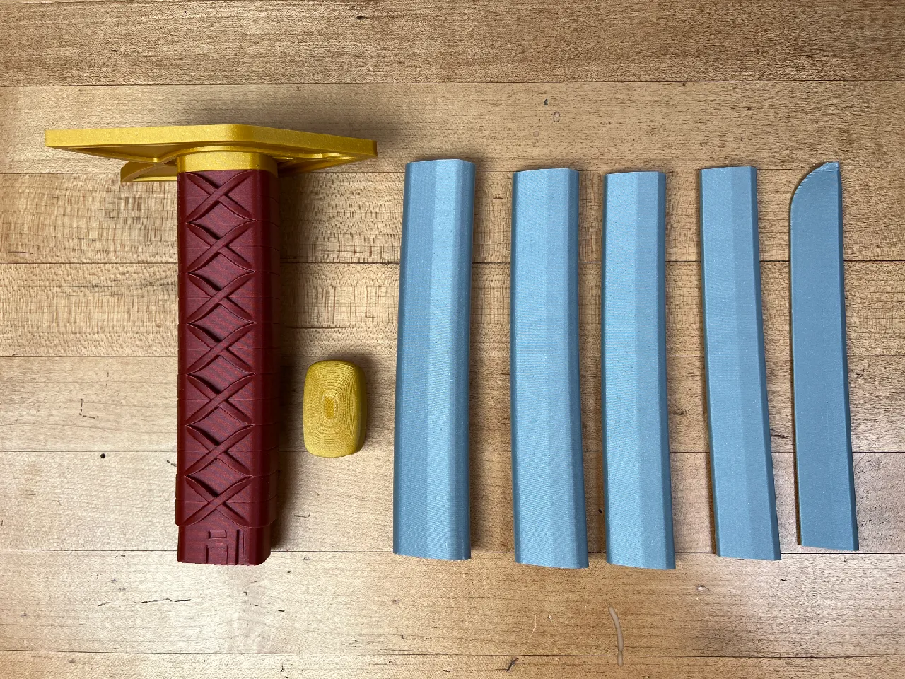 Collapsing Sword by 3D Printing World | Download free STL model ...