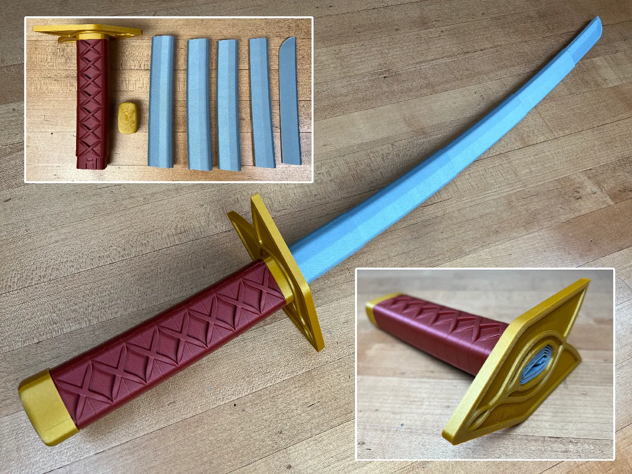 Collapsing Sword by 3D Printing World | Download free STL model ...