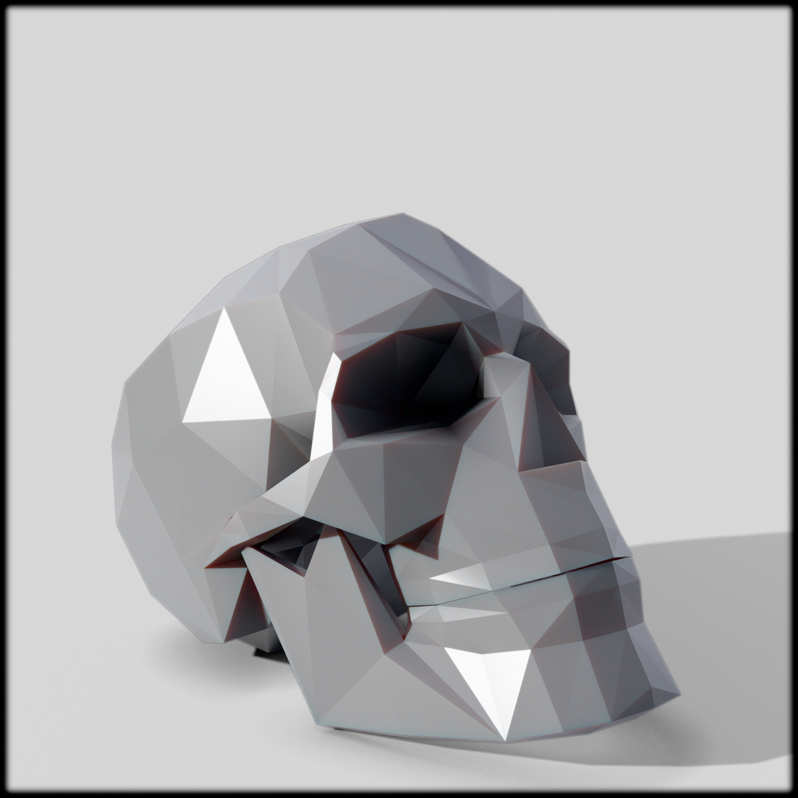 Low Poly Skull 3D Model por RareBox3D | Descargar modelo STL gratuito ...