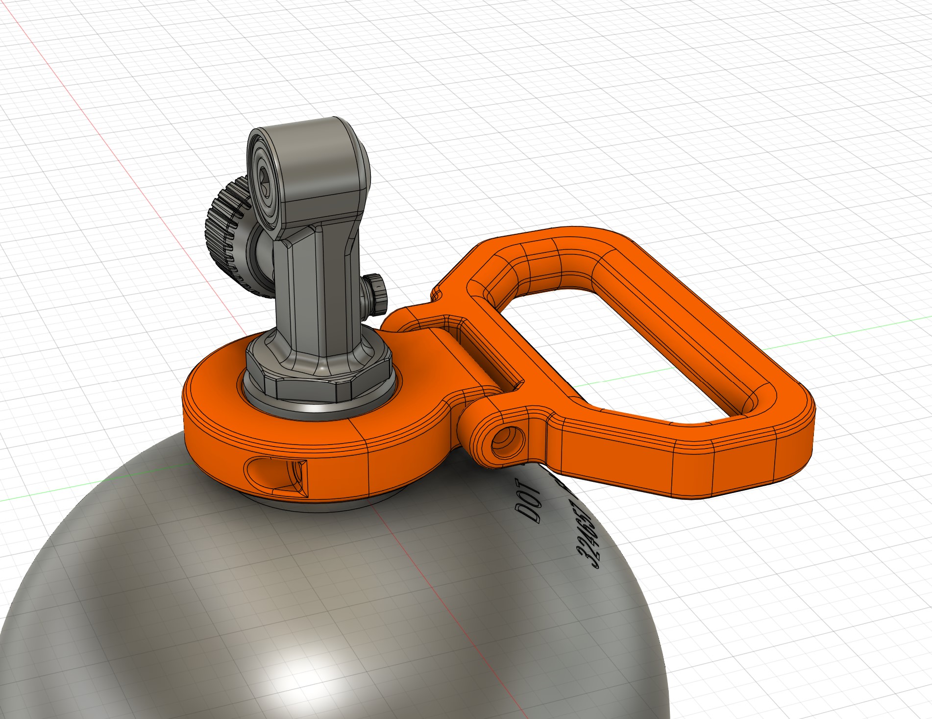 SCUBA Tank Handle by jangrewe | Download free STL model | Printables.com