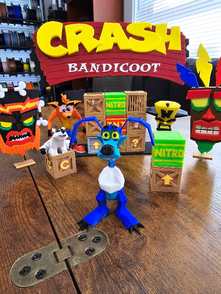 Low Poly Ripper Roo From Crash Bandicoot AMS READY by Mike's Quest Log ...