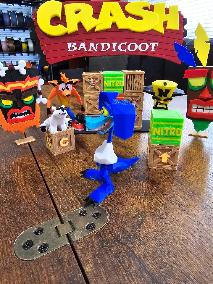 Low Poly Ripper Roo From Crash Bandicoot AMS READY by Mike's Quest Log ...