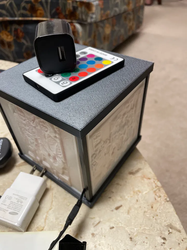 Lithophane display box by Tyler | Download free STL model | Printables.com