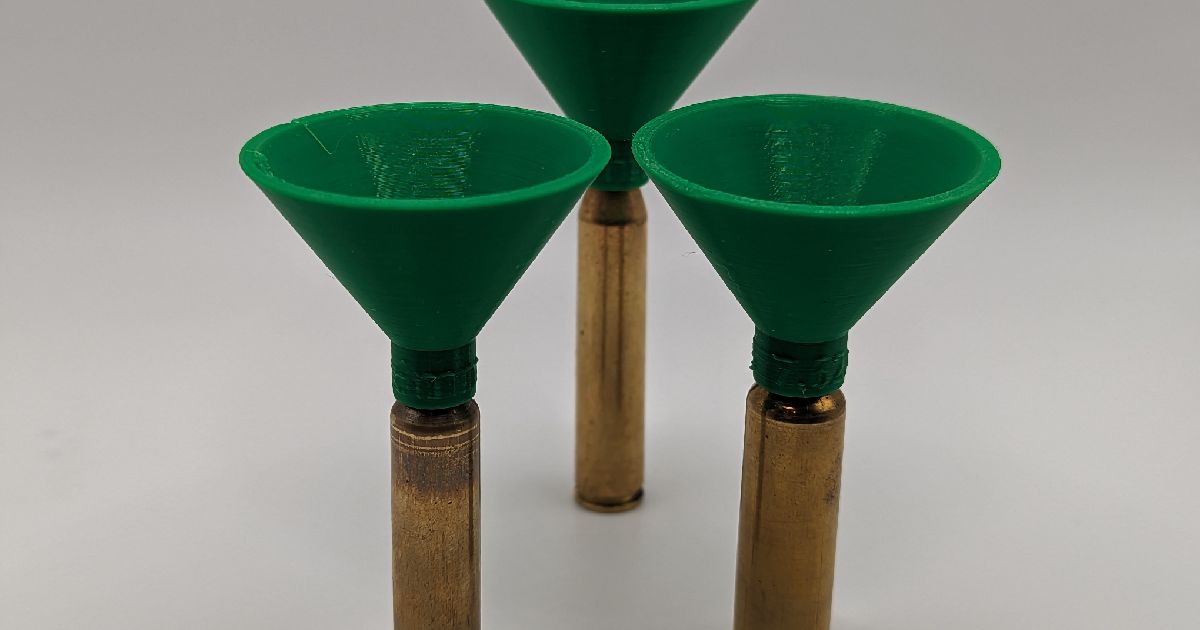 Powder Funnels by PewMechanic | Download free STL model | Printables.com