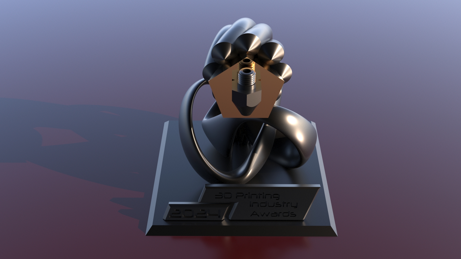 2024 3DPI Awards trophy 1 (Torus flow) by Meisech | Download free STL ...