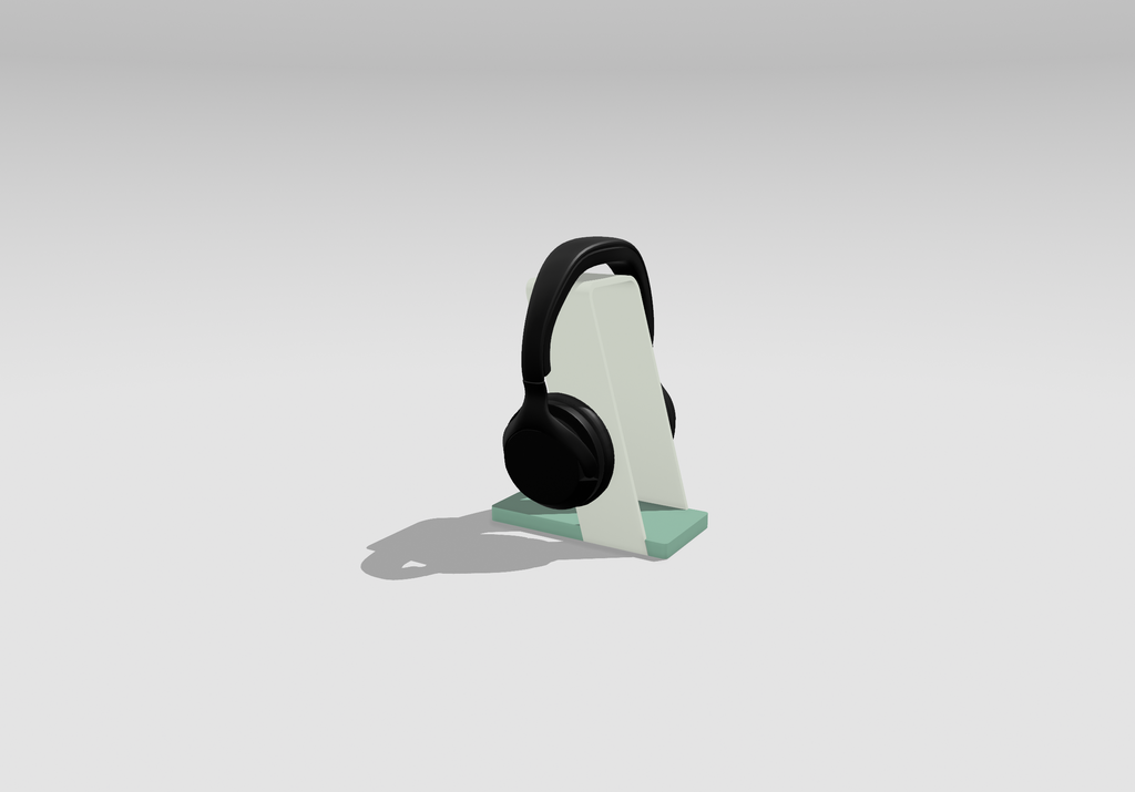 Asymmetric Headphone Stand by Selçuk Avcı | Download free STL model ...