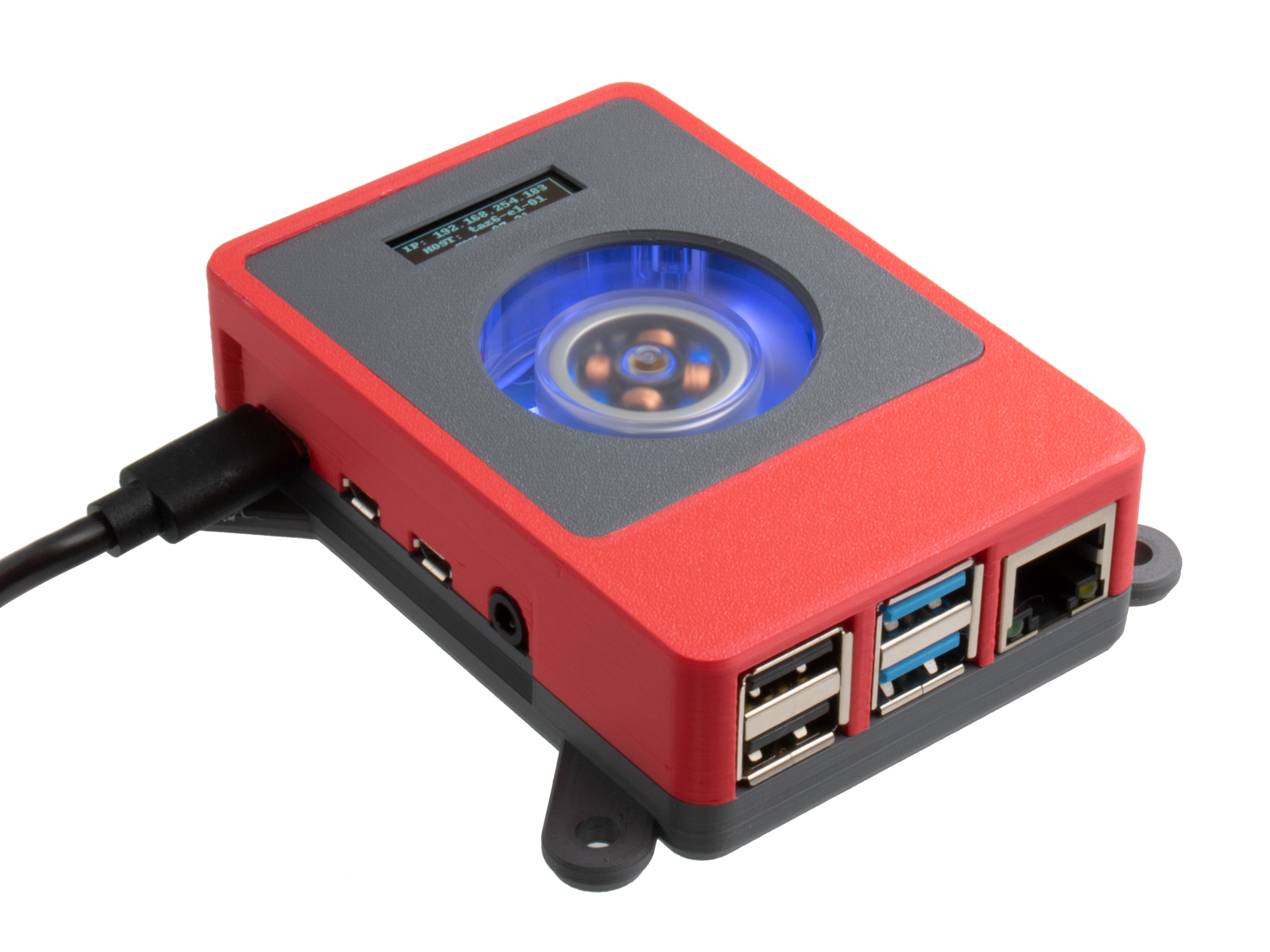 Modular Snap Together Raspberry Pi 2B/3B/3B+/4 Case w/ OLED & Fan Options by Sneaks | Download ...