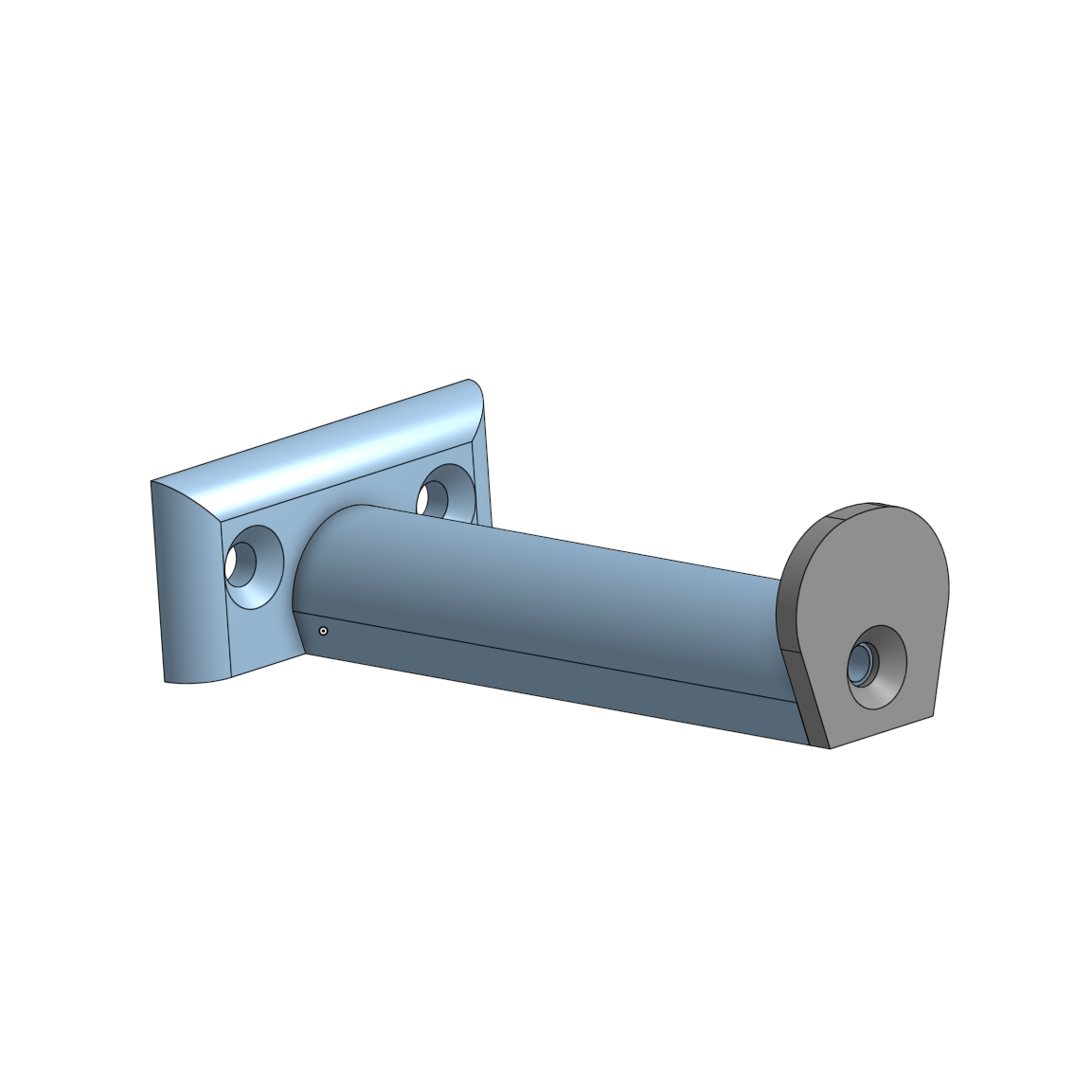 Low profile/friction filament spool holder for wall by Gabriele ...