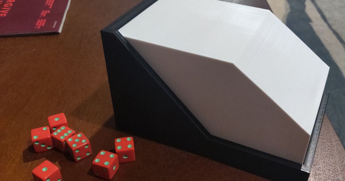 Dice Tower + Storage by bencolt45 | Download free STL model ...