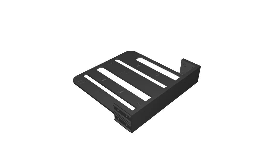 ESRack - Module - 3x power brick by avanier | Download free STL model | Printables.com