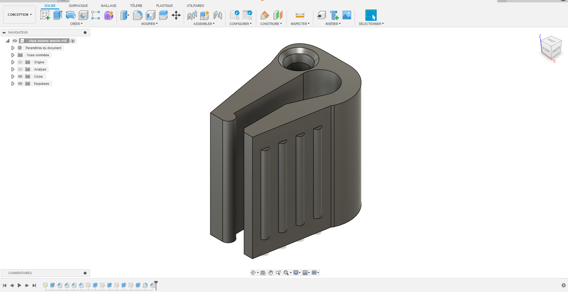 Clip Bobine Winkle 1.75 mm by Xtian | Download free STL model ...