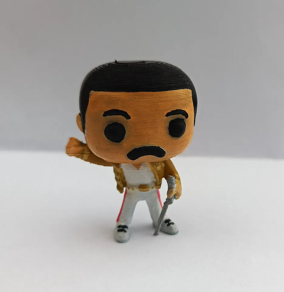 Freddie Mercury Funko pop by Snuff Klko | Download free STL model ...