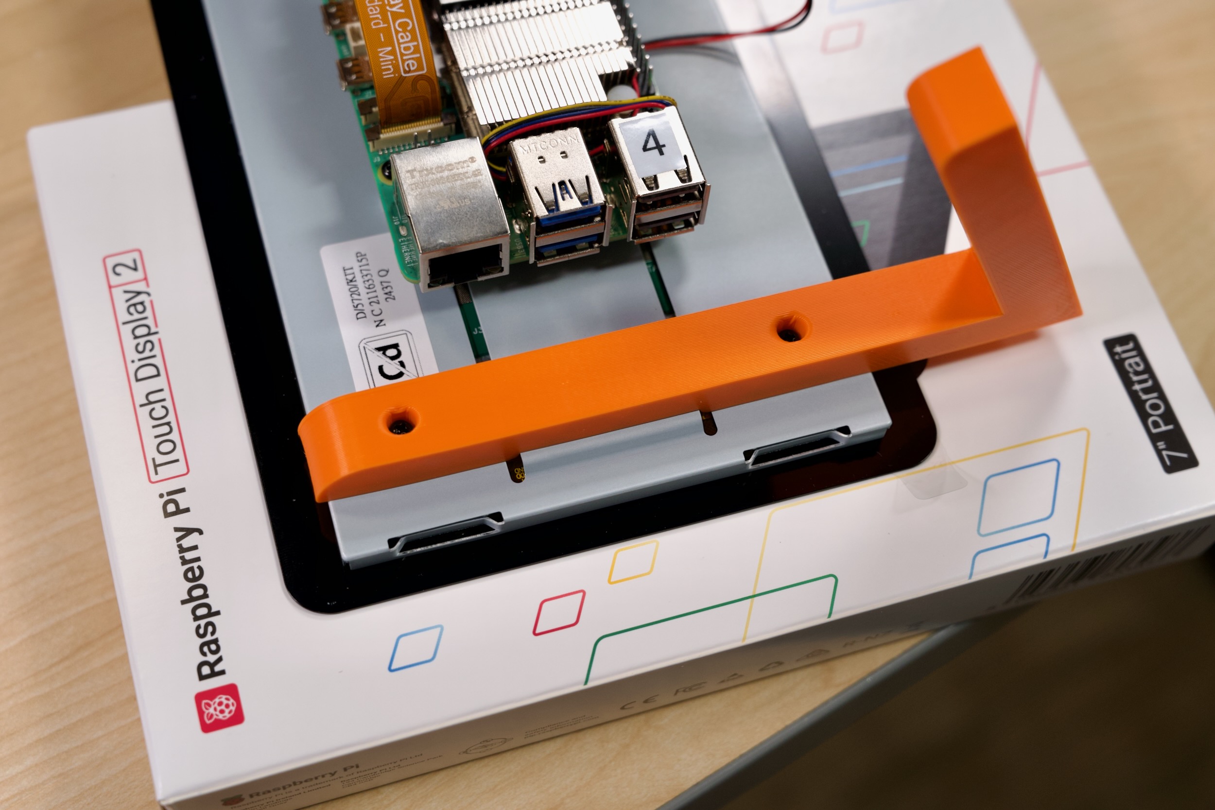 Raspberry Pi Touch Display 2 Stand by geerlingguy | Download free STL ...