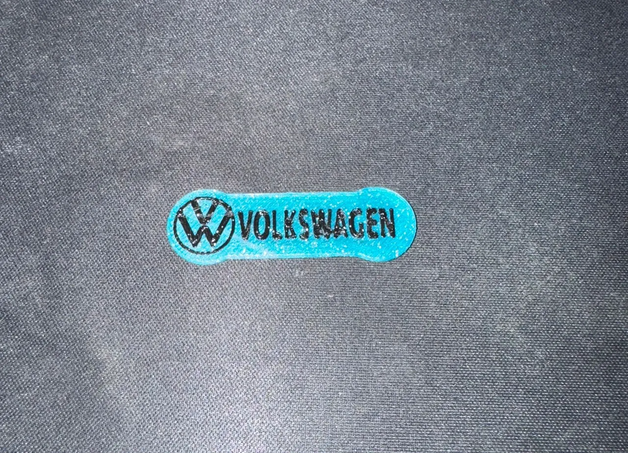 Volkswagen Name plate by Licho Vazquez | Download free STL model ...