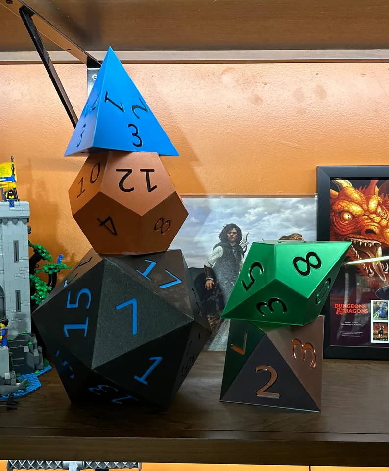 4 Sided Dice by JP | Download free STL model | Printables.com