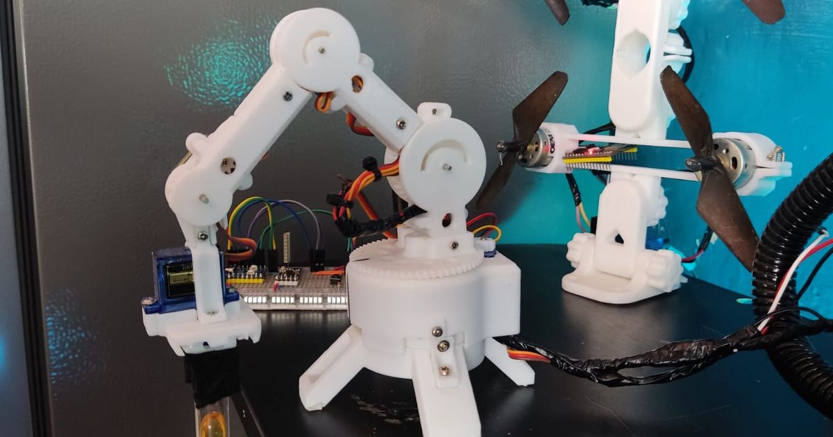 5-Degree of Freedom Robotic Arm with High Articulation Capability by ...