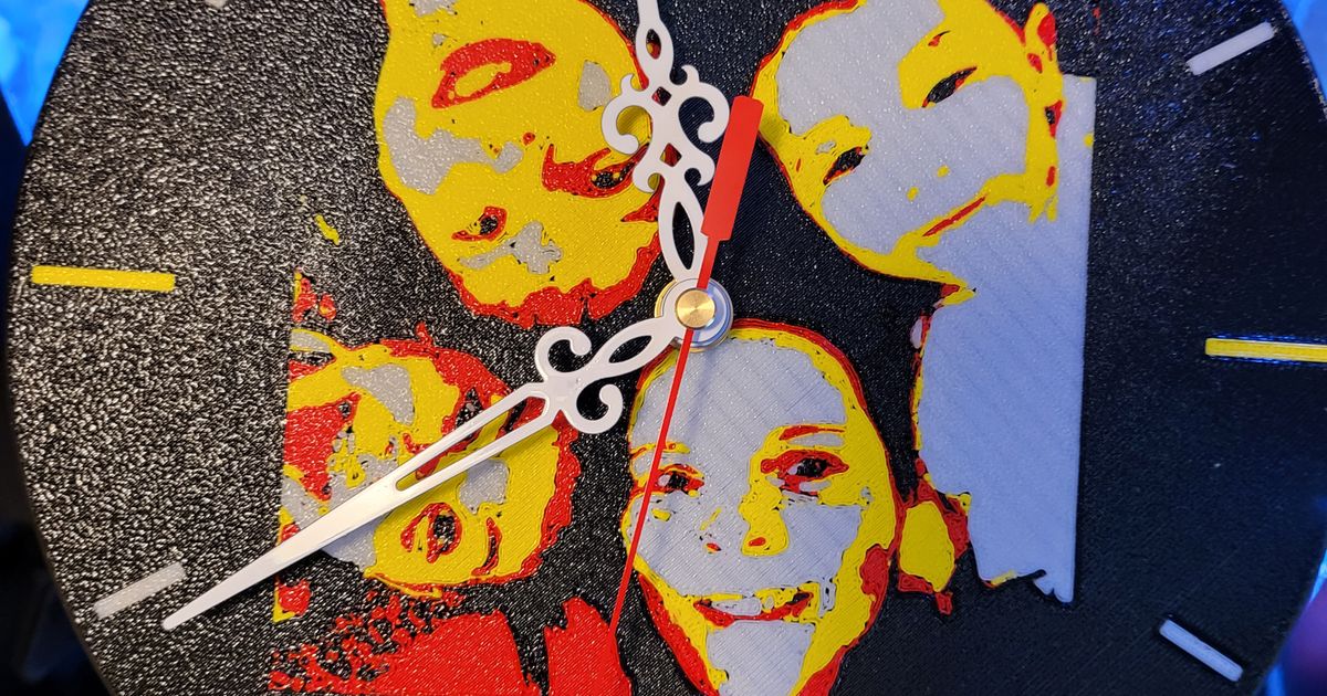 Generic Clock Face by OldSalty3D | Download free STL model | Printables.com