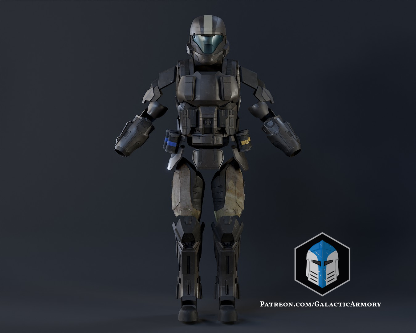 Halo 3 ODST Rookie Armor - 3D Print Files por Galactic Armory | Tienda ...