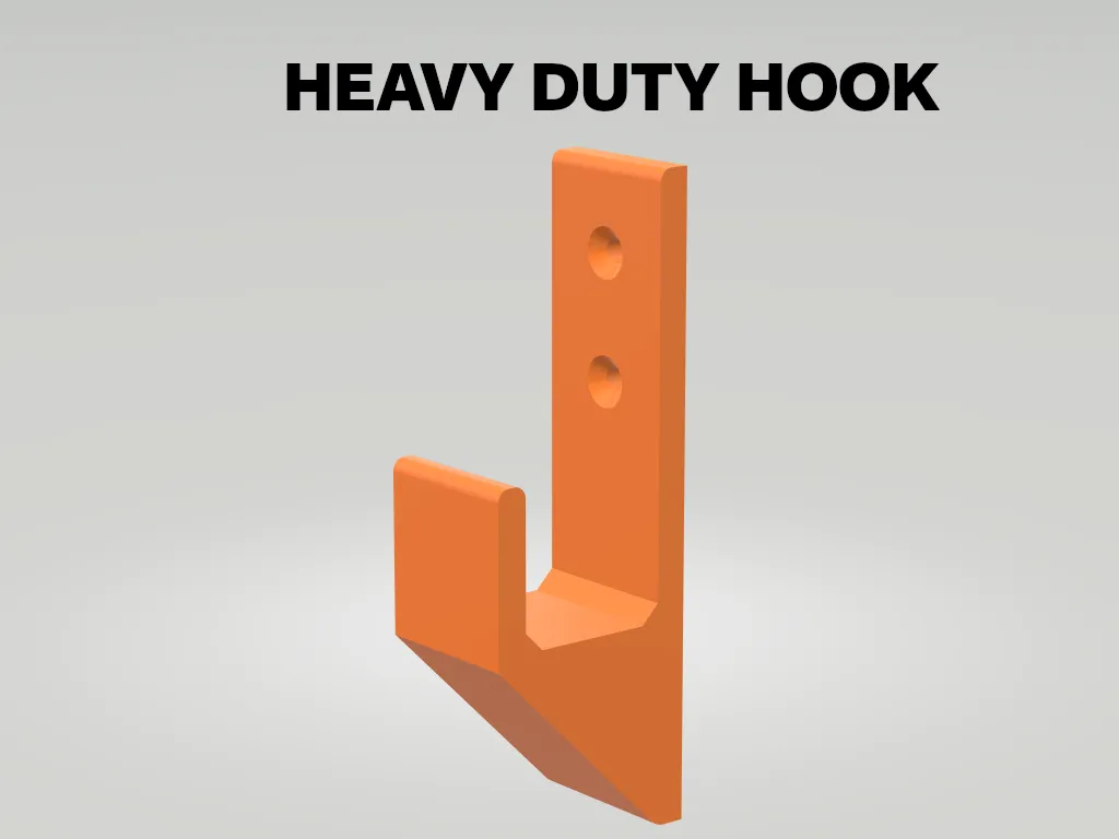 Heavy duty hook by Alex Delli | Download free STL model | Printables.com