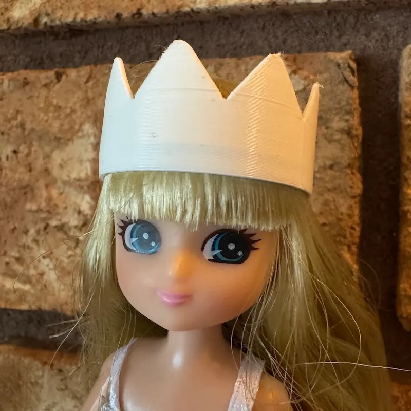 Lottie Doll Crown by Torsten | Download free STL model | Printables.com