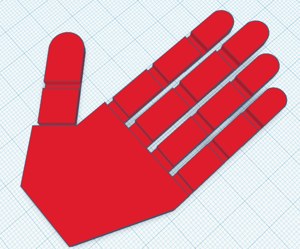 Flexi Print in place hand by Novaenri Carter | Download free STL model ...