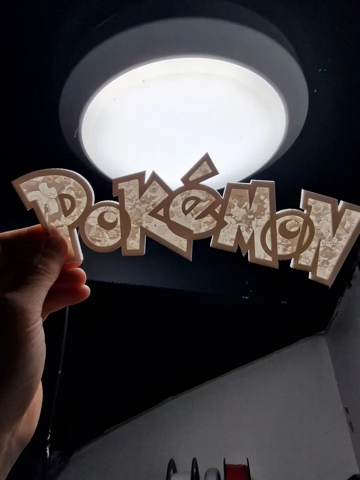 Pokemon Lithophane LightBox by Customizable-3D | Download free STL ...
