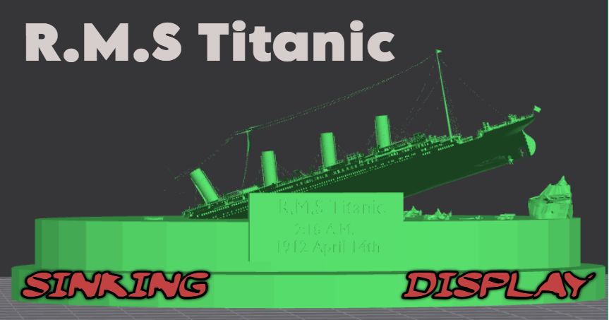 Titanic Sinking Display par Aidan Bailey | Téléchargez gratuitement un ...