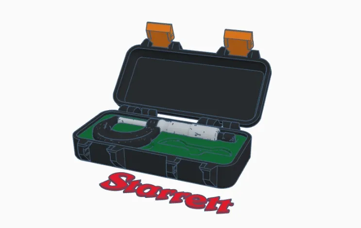 Starrett No.436 Case (25mm) by Two Wheels Online | Download free STL ...