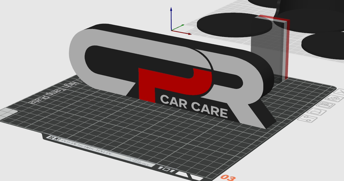 CPR Car Care Logo by Venture_3D | Download free STL model | Printables.com