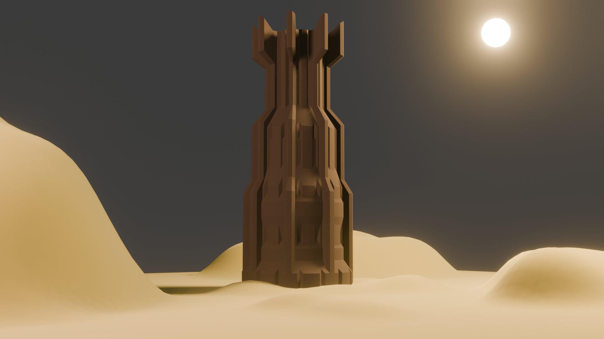 Outpost Tower Miniature (No Supports) by T 3D | Download free STL model ...