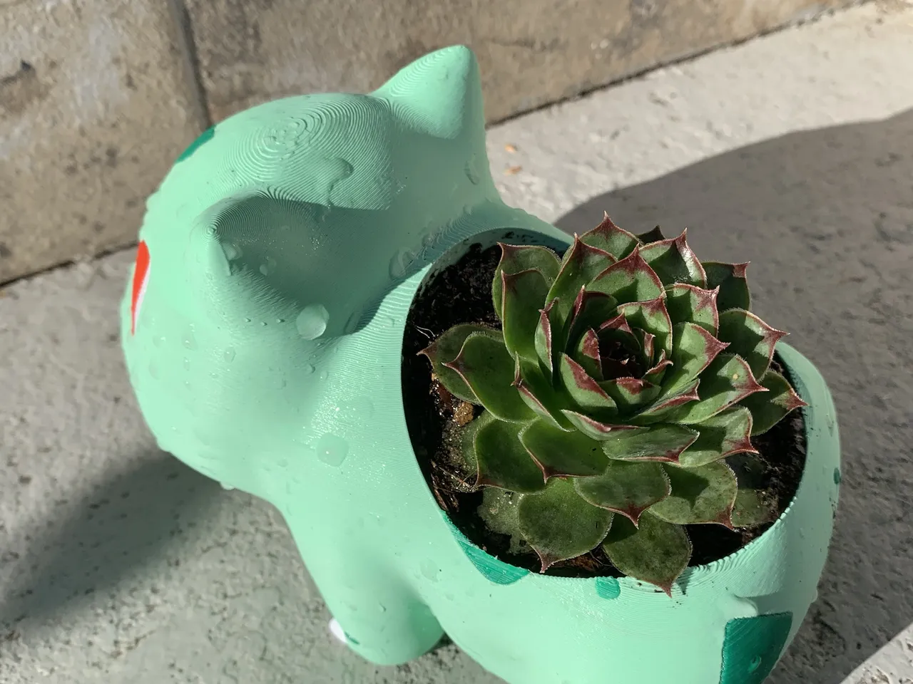 Bulbasaur Flower Pot (w/drainage hole) by Alexander Hyperbeam ...