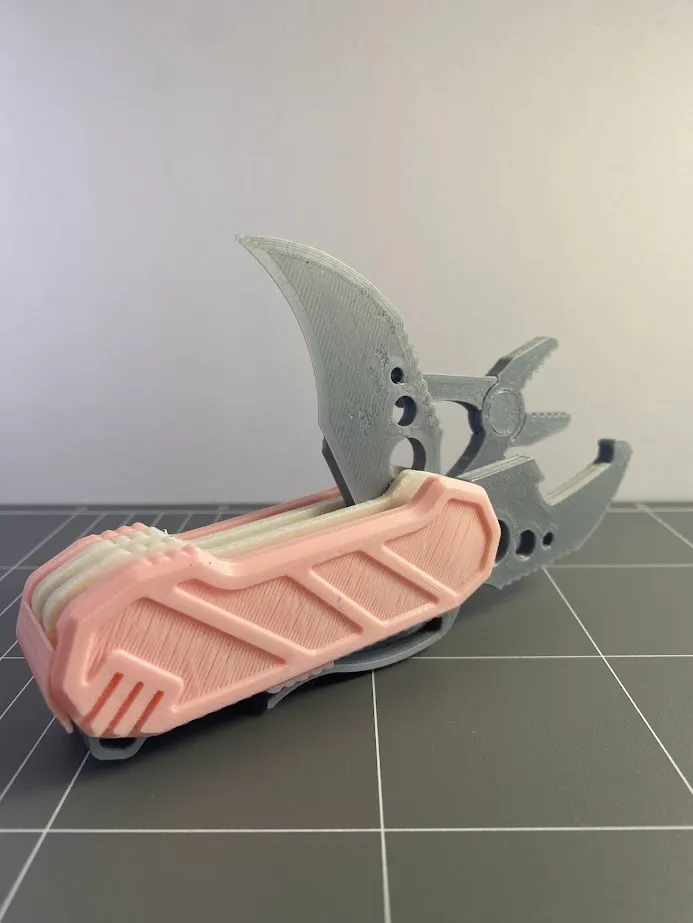 FoldX - Foldable multi-tool -Double and Triple tool-head holder by Jt40 ...