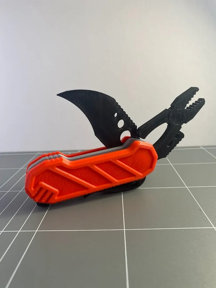 FoldX - Foldable multi-tool -Double and Triple tool-head holder by Jt40 ...