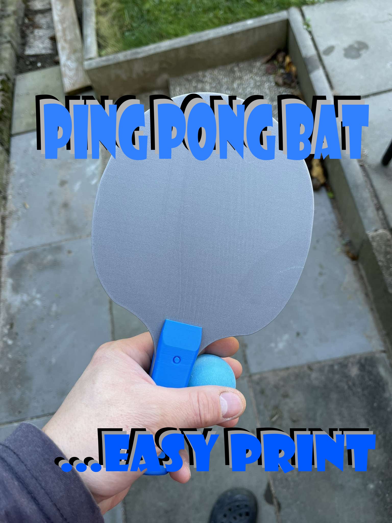 Ping pong pálka, raketa von Ainon3Dtisk | Kostenloses STL-Modell ...