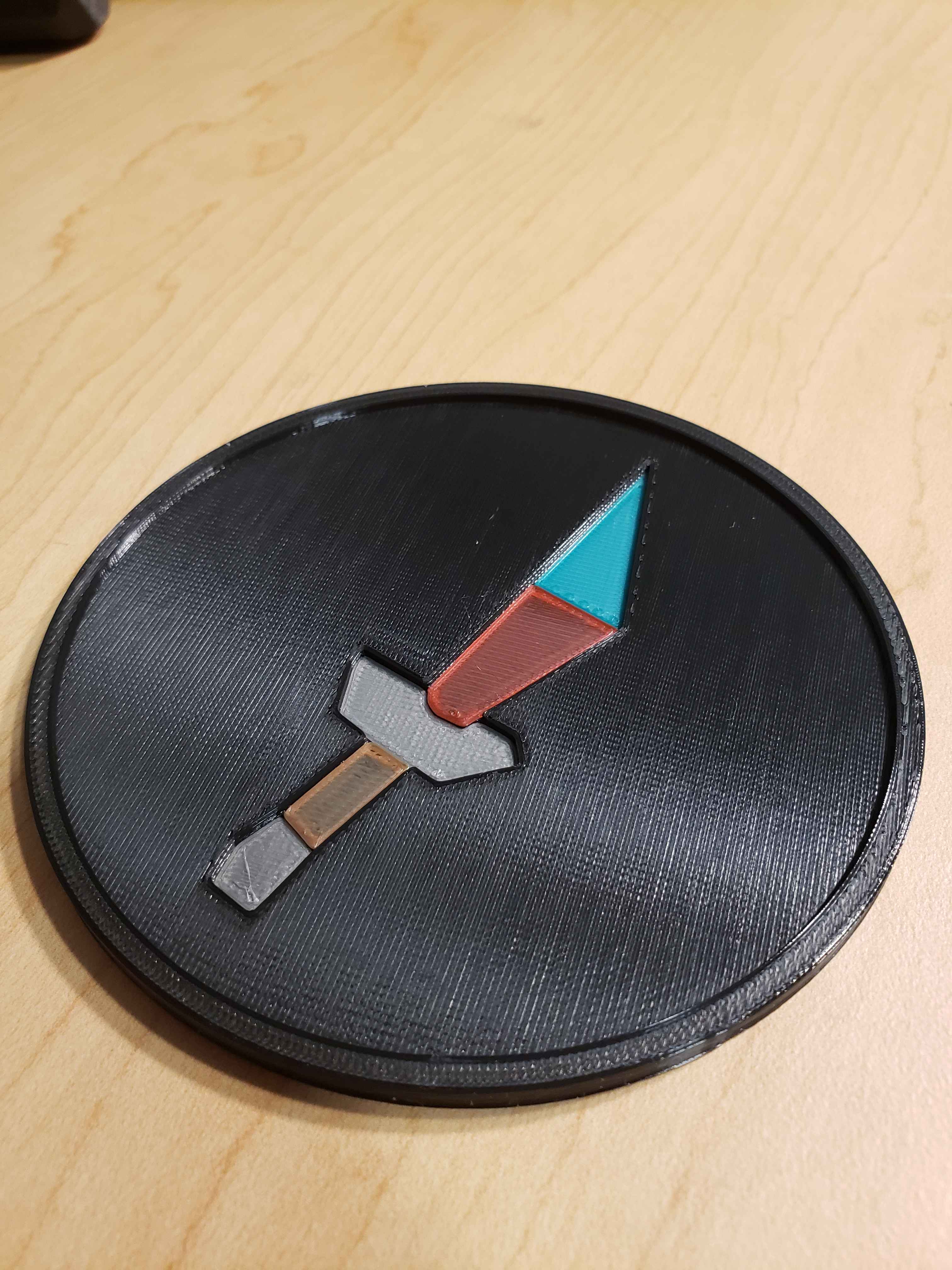OSRS - Dragon dagger (p++) Drink Coaster - 4" Diameter por ...