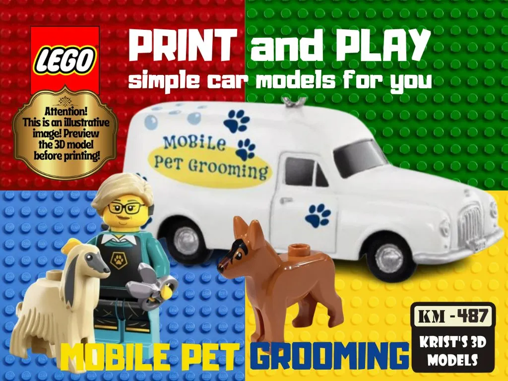 LEGO Mobile Pet Grooming by Mgr. Pavel Krist | Download free STL model | Printables.com