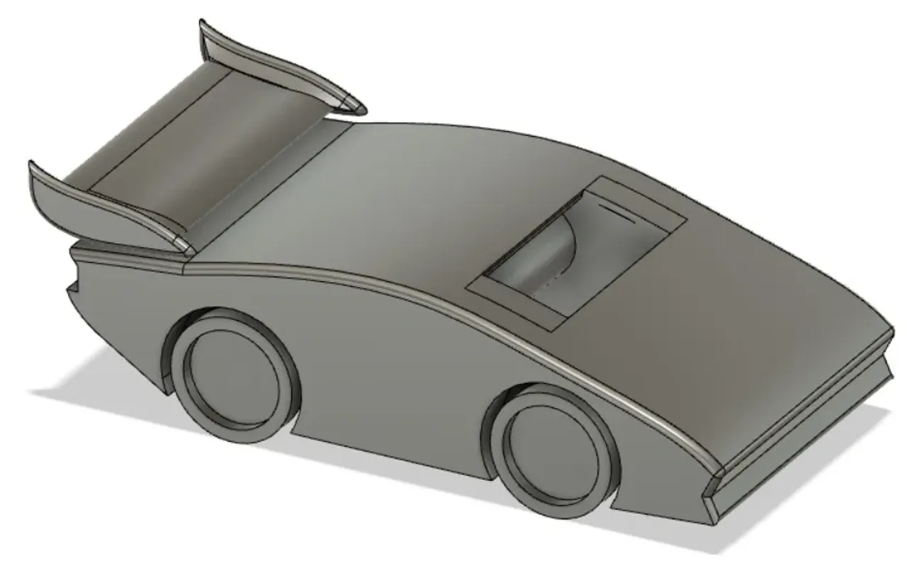 Print in place car by Wirp | Download free STL model | Printables.com