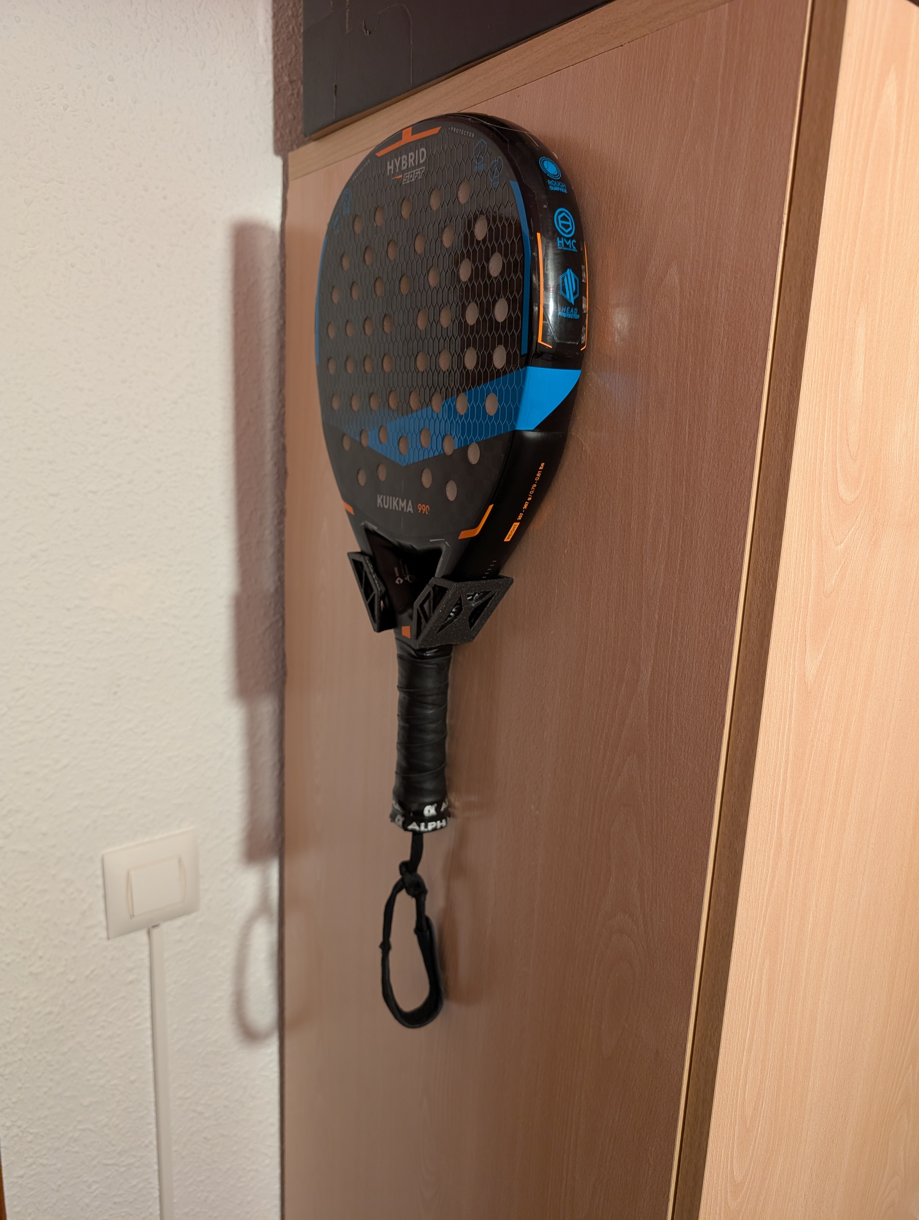 Padel racket wall mount by Mario AM | Download free STL model ...