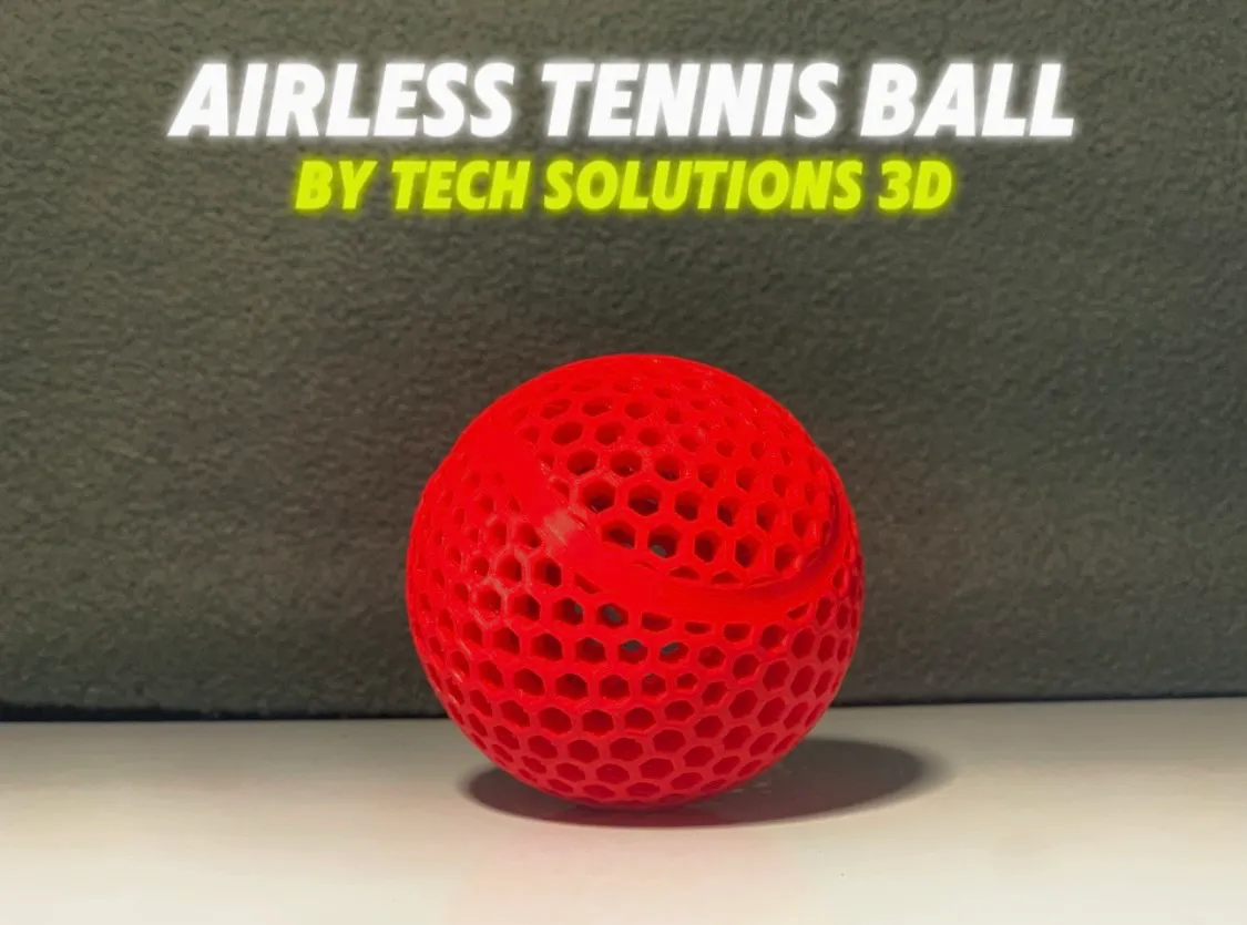 Airless Tennis Ball by TechSculpt | Download free STL model | Printables.com
