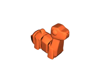 Articulated Brontosaurus by Biotic 3d | Download free STL model ...